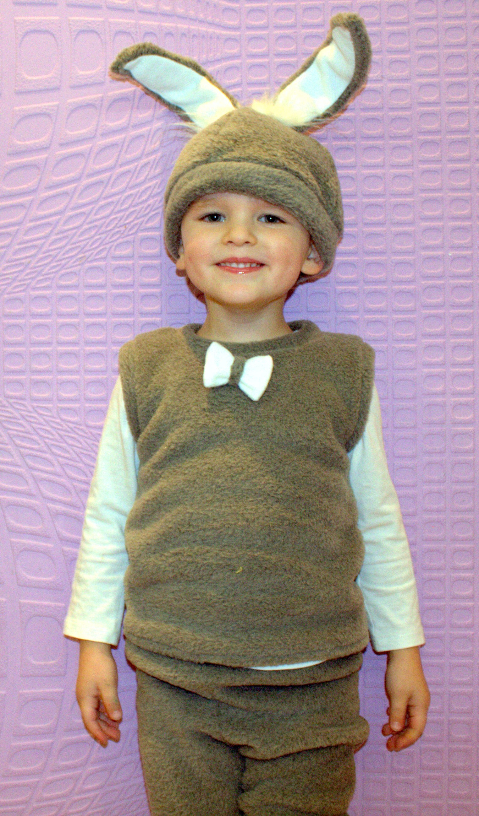 Bunny hare rabbit boy costume / Toddler Costume / bunny hare | Etsy