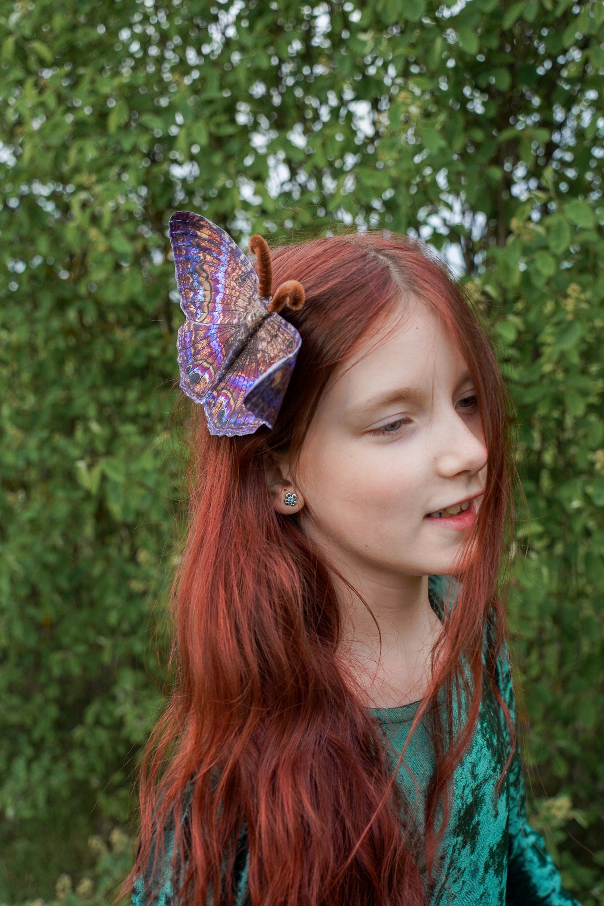 Black Witch Moth Hair Clip Moth Brooch Butterfly Hair Clip | Etsy