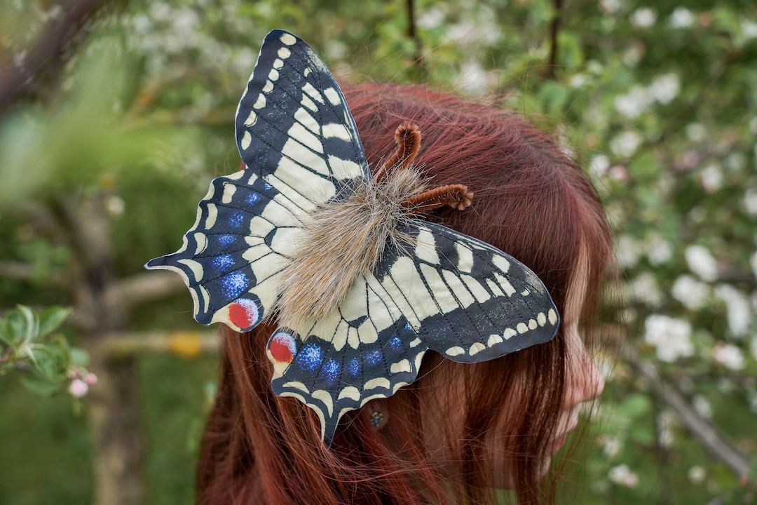 Swallowtail Butterfly Hair Clip - Butterfly Costume - Butterfly Dress ...