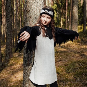 Crow Costume for Kids - Bird Costume for Kids - Crow Costume - Raven ...