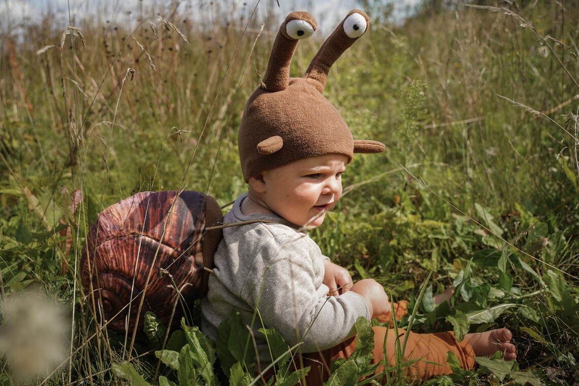 Handmade Fleece Snail Costume for Babies - Halloween Pretend Play - Etsy