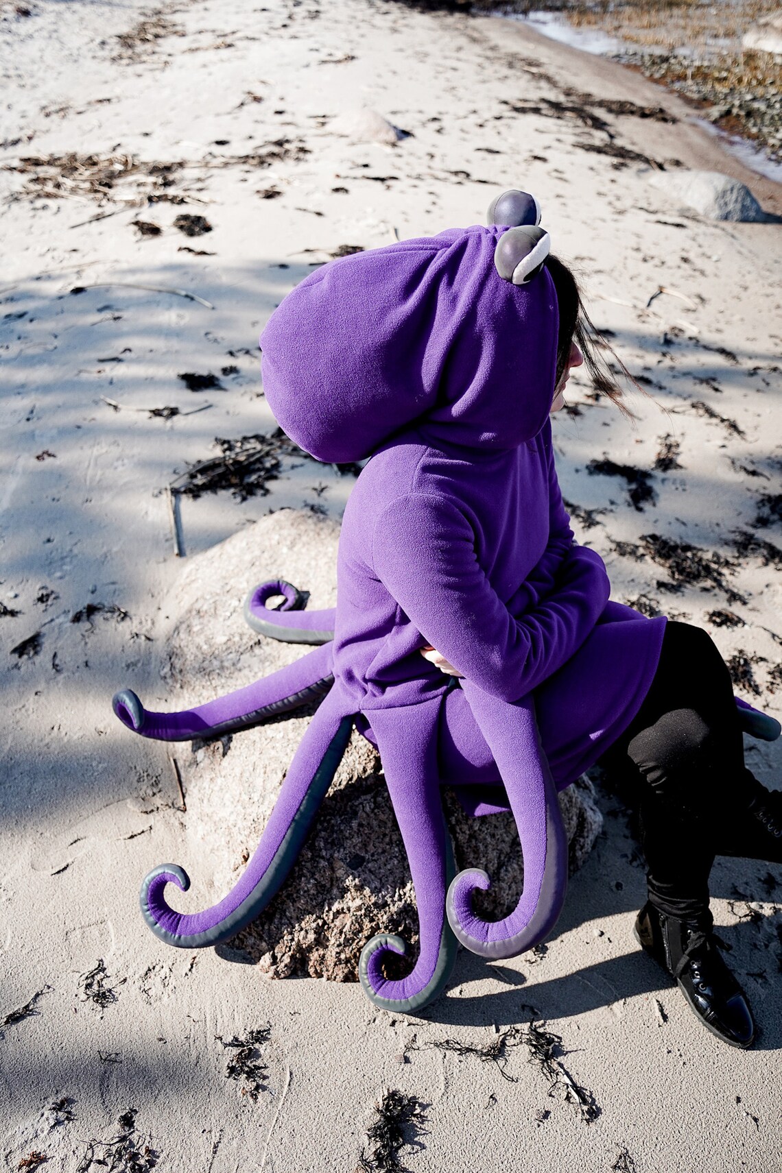 Reflective Octopus Costume for Adults - Ocean Animal Costume - Handmade ...