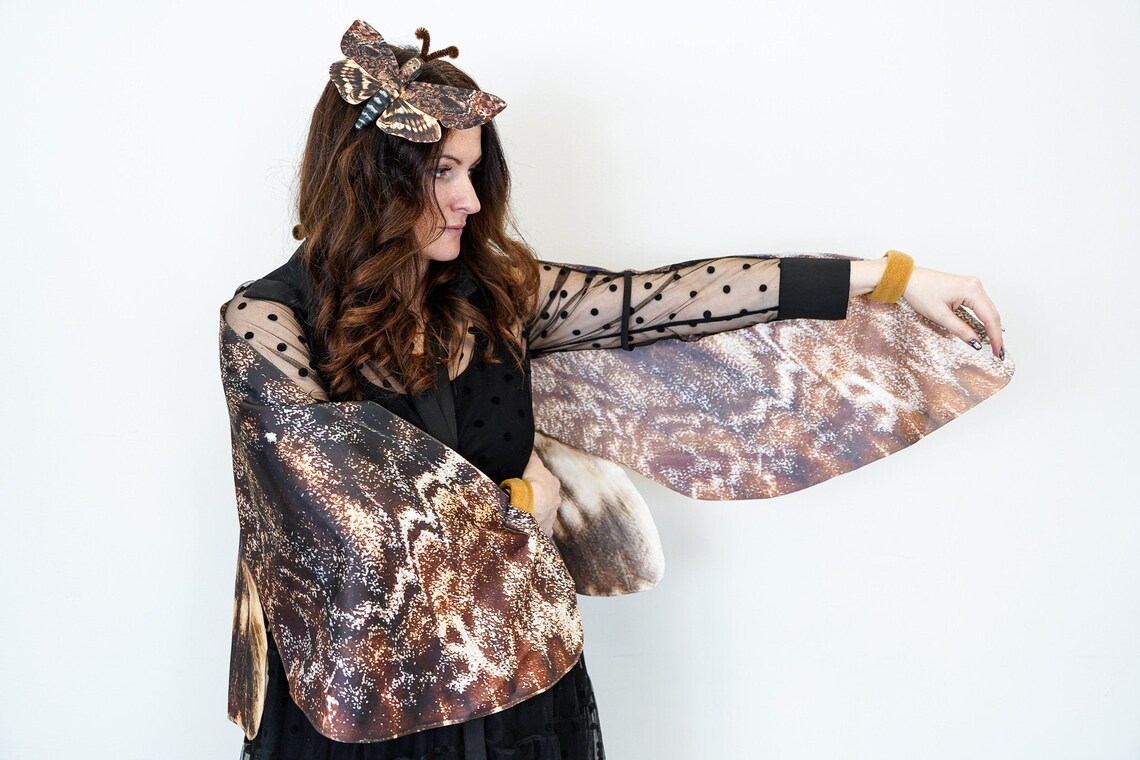 Death Moth Costume for Adults Butterfly Costume Handmade - Etsy
