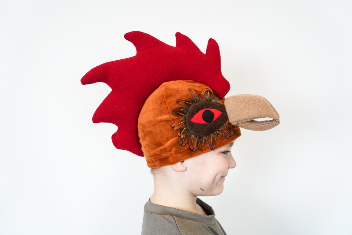 Rooster Hat Kids Rooster Costume Handmade Costume | Etsy