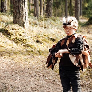 Handmade Fleece Owl Costume: Vest and Headband - Etsy