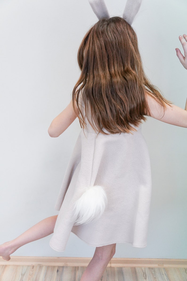 Bunny Girl Costume Kids Rabbit Costume Hare Handmade | Etsy