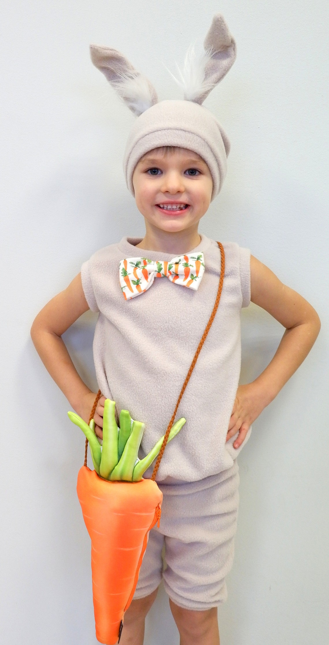 Bunny Costume for Boy Kids Rabbit Costume Handmade Costume - Etsy