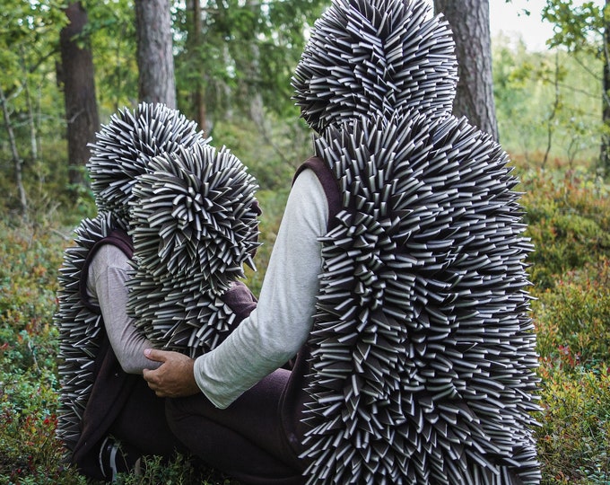 Hedgehog Vest for Adults Hedgehog Outfit Animal Costume Halloween ...