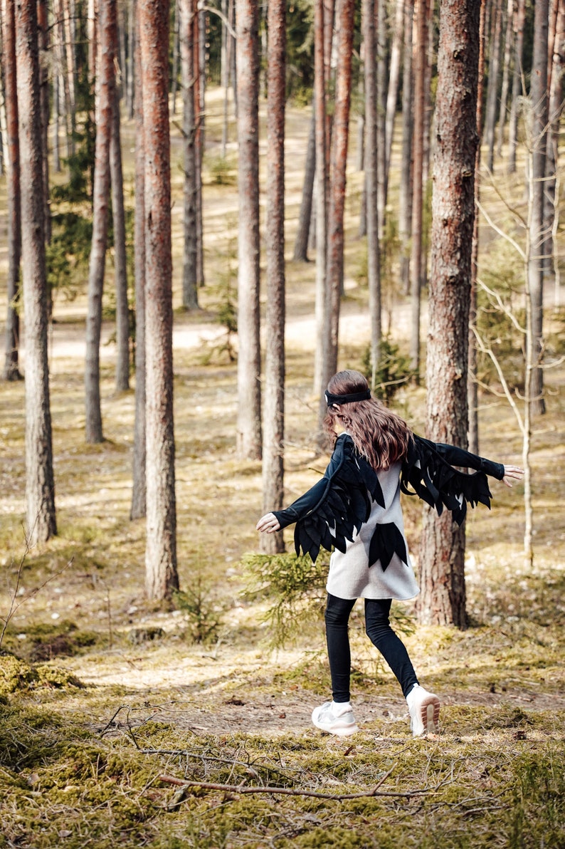 Crow Costume for Kids Bird Costume for Kids Crow Costume - Etsy