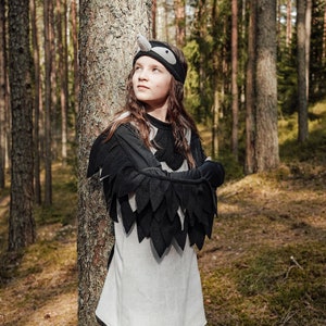 Crow Costume for Kids - Bird Costume for Kids - Crow Costume - Raven ...