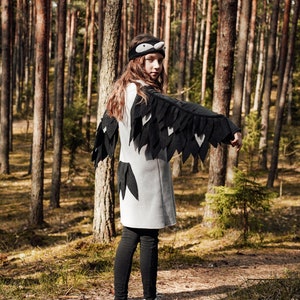 Crow Costume for Kids - Bird Costume for Kids - Crow Costume - Raven ...