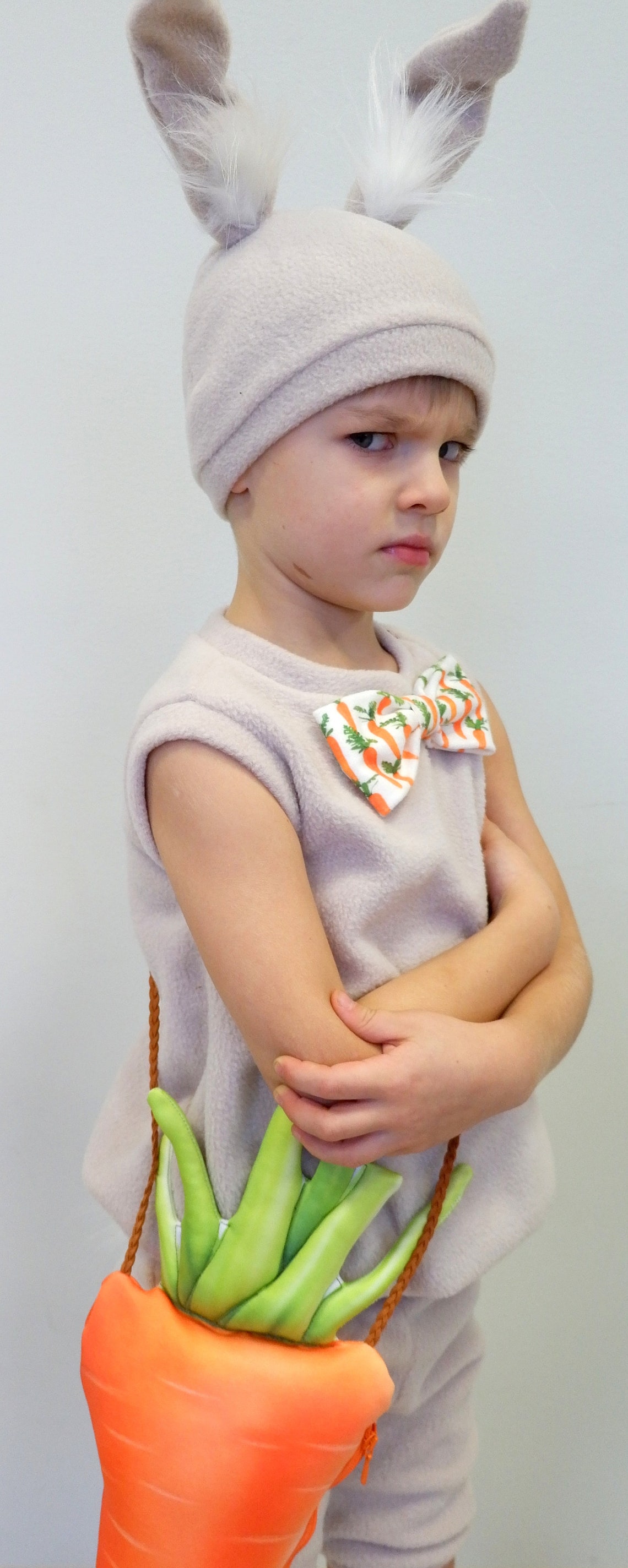 Bunny Costume for Boy Kids Rabbit Costume Handmade Costume - Etsy