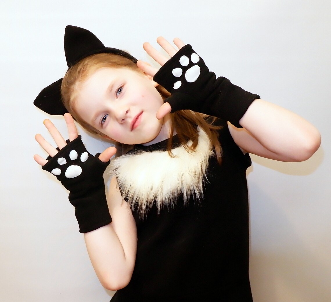 Cat Girl Costume Handmade Costume Halloween Costume - Etsy