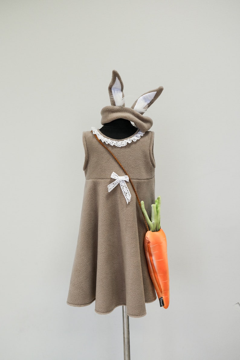 Bunny Girl Costume Kids Rabbit Costume Hare Handmade - Etsy