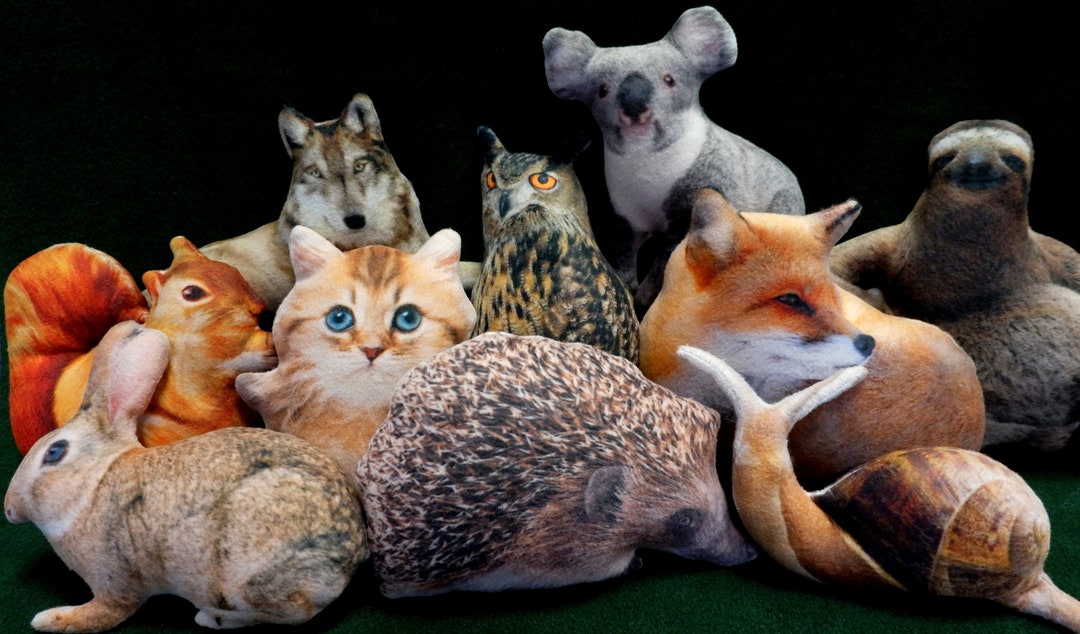 Animal Plushies - Forest Animal Plushies - Handmade Stuffed Toys - Etsy