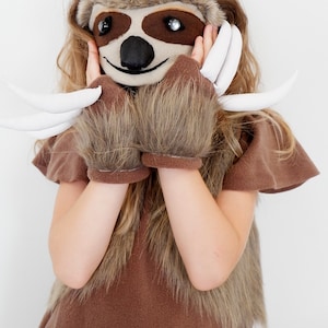 Sloth Gloves and Headband - Sloth Gloves - Sloth Headband - Kids ...