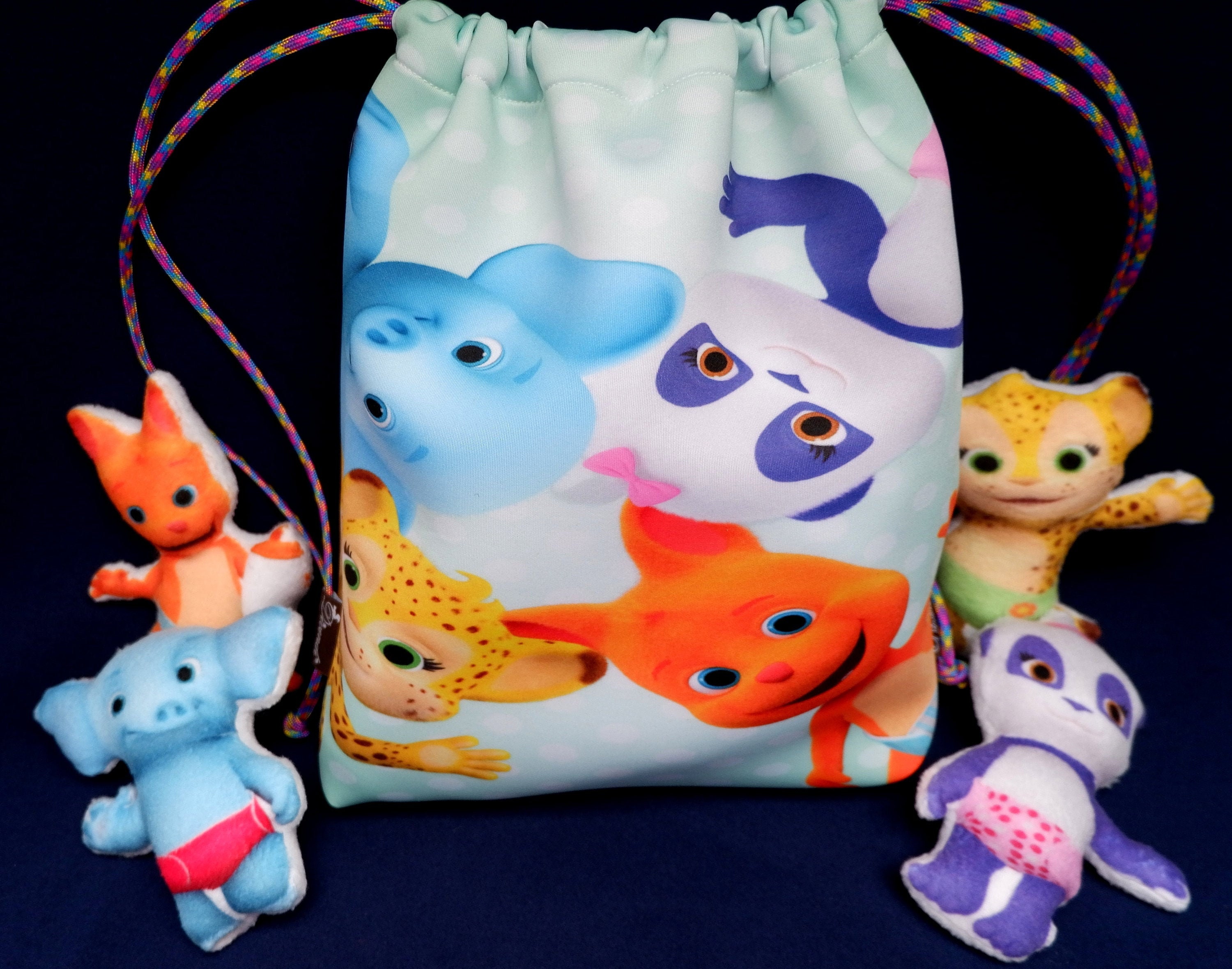Word Party Plushies Word Party Toys Word Party Drawstring - Etsy