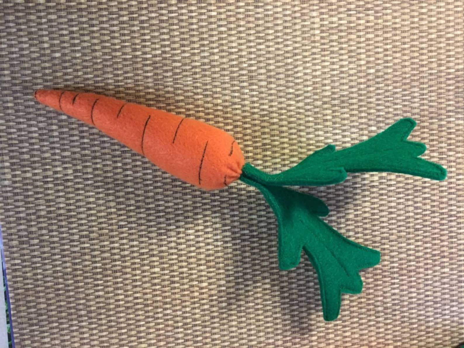 Felt Play Carrot | Etsy