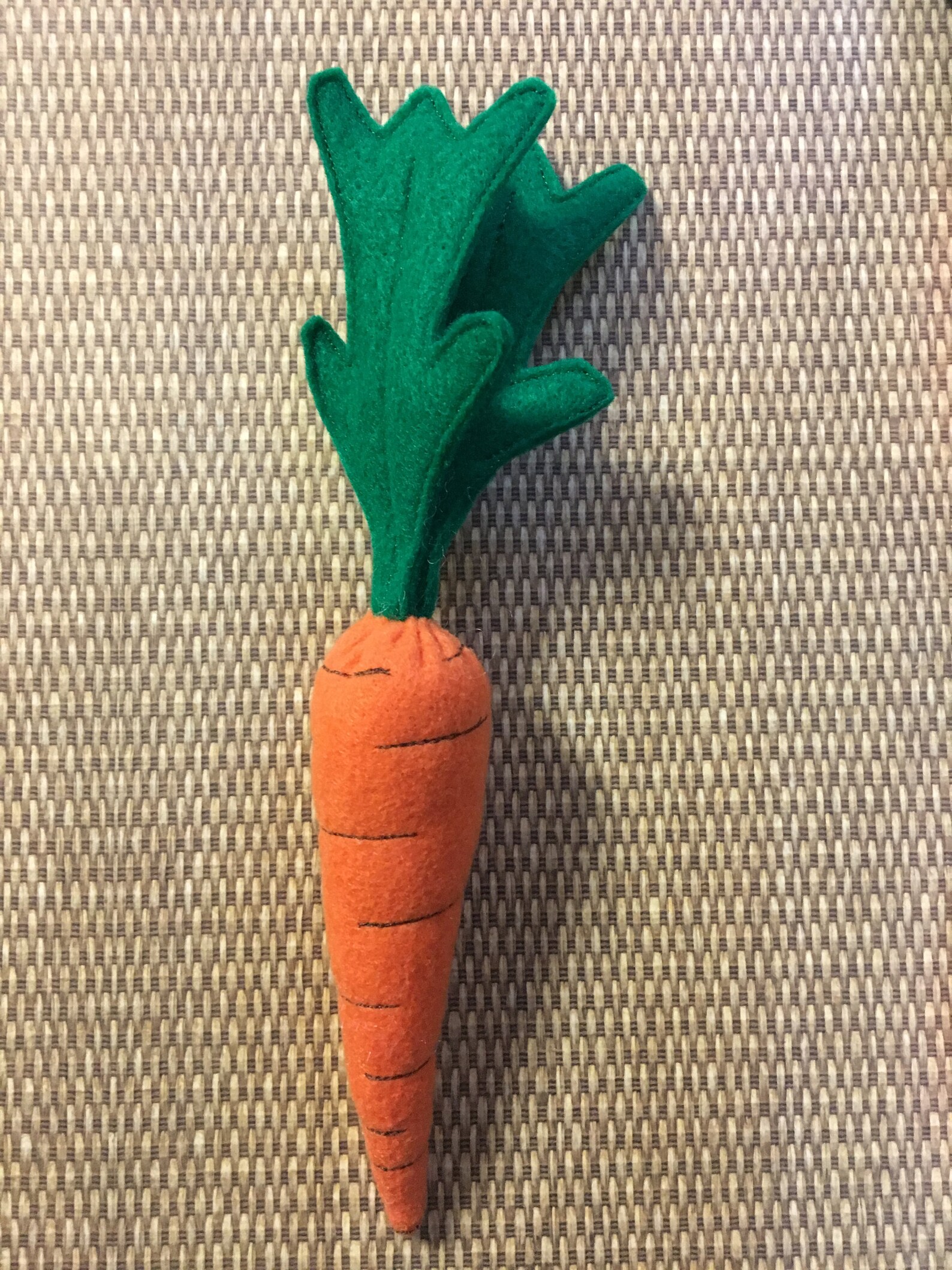 Felt Play Carrot | Etsy