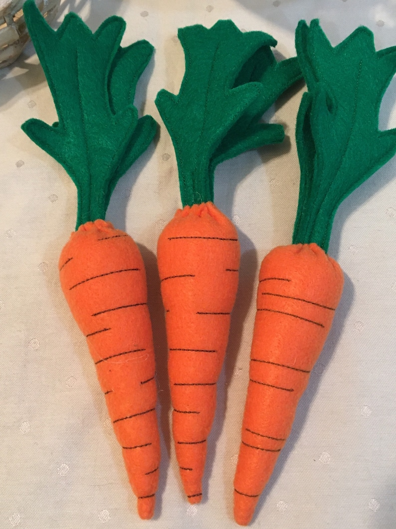 Felt Play Carrot | Etsy