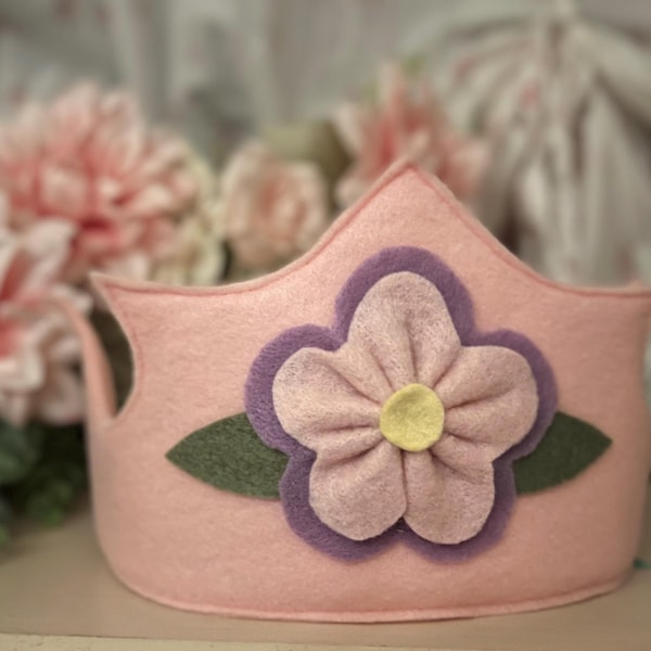 Felt Flower Crown - Etsy