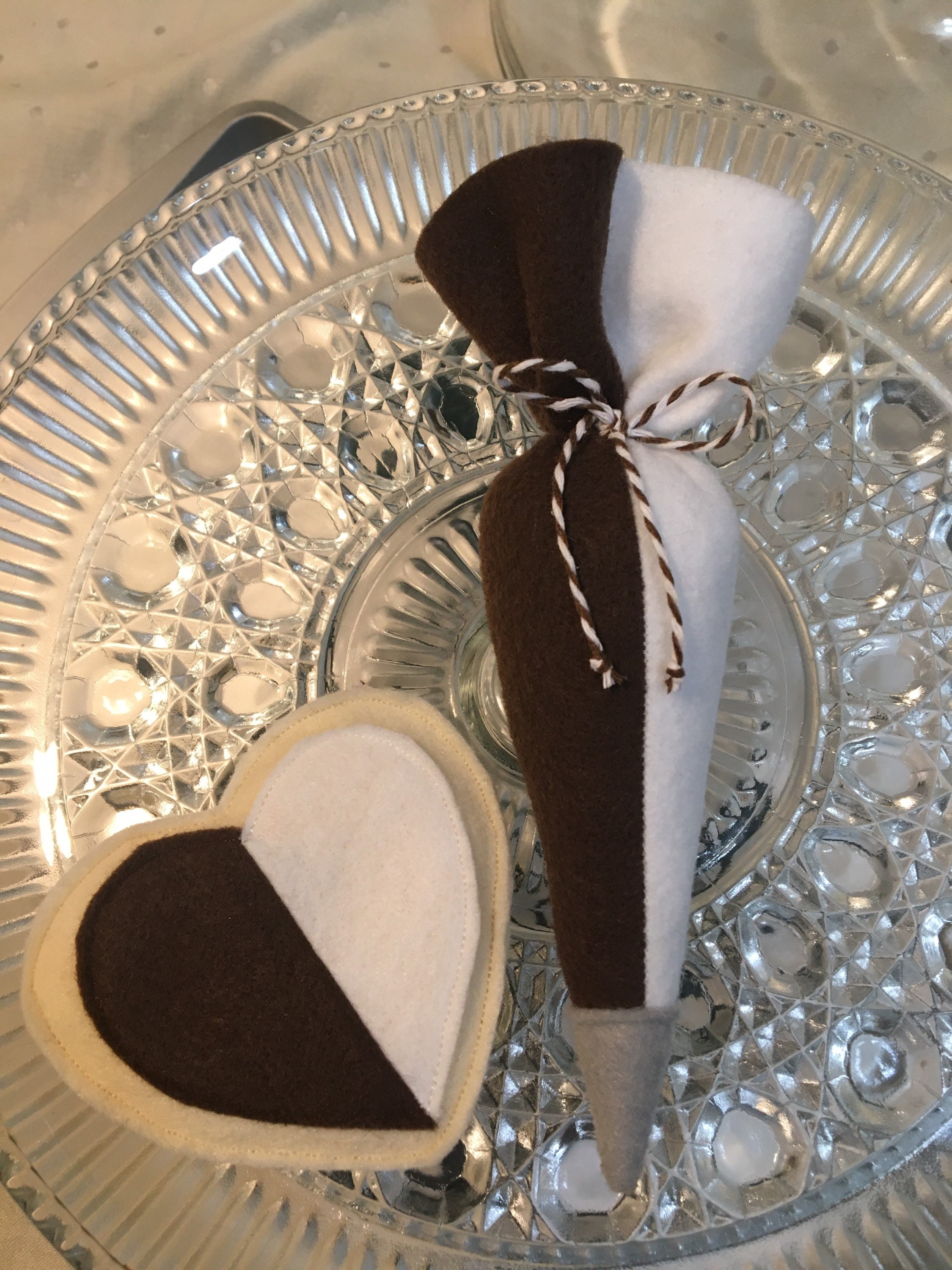 Felt Frosting Piping Bags With Matching Cookies A Special | Etsy