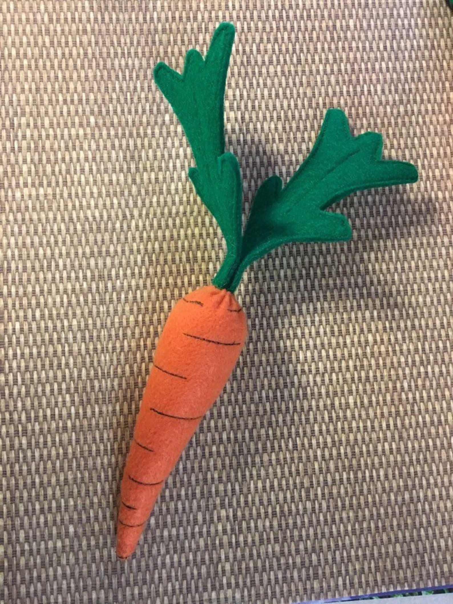 Felt Play Carrot | Etsy