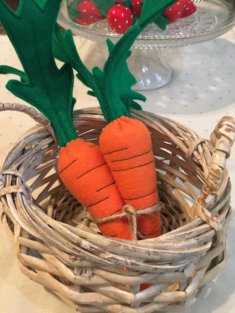 Felt Play Carrot | Etsy