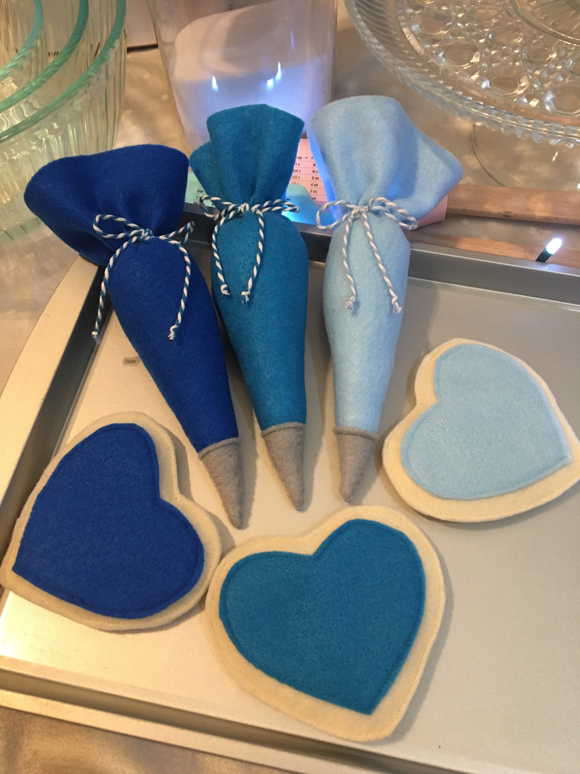 Felt Frosting Piping Bags With Matching Cookies A Special | Etsy