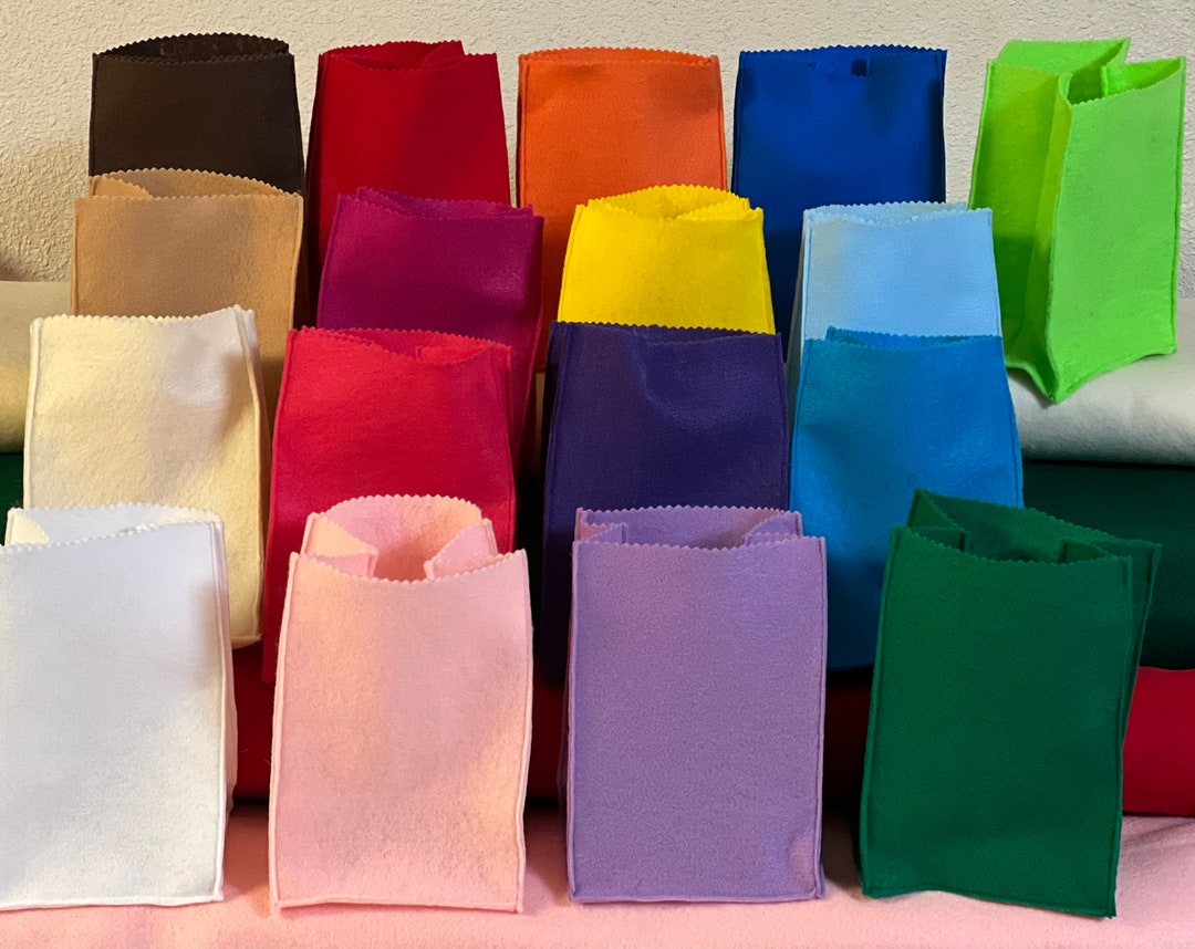 Felt Personalized Embroidered Lunch Bag Sack - Etsy
