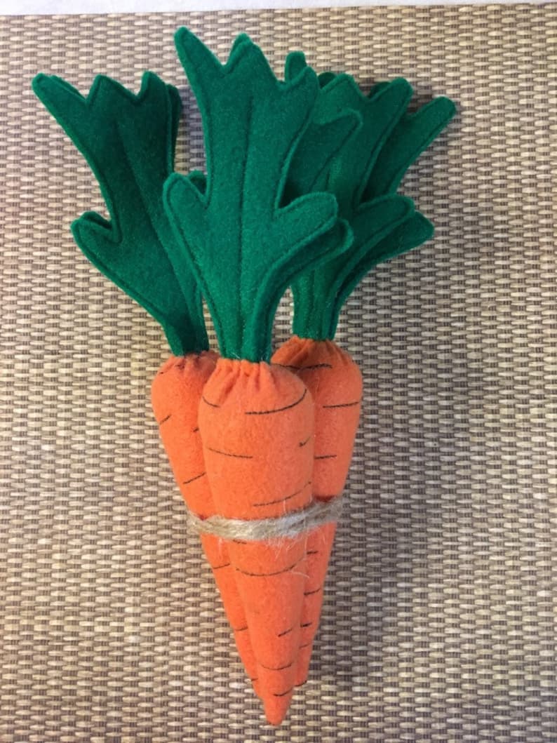 Felt Play Carrot | Etsy