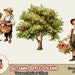 Apple Picking Clipart, Apple PNG, Fall Autumn Harvest, Apple Orchard ...