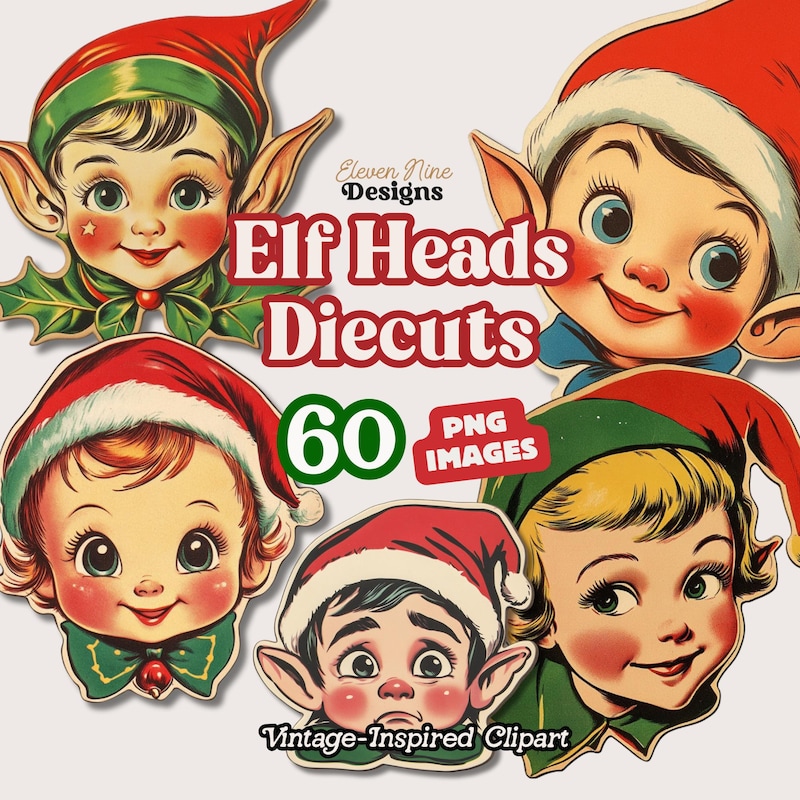 Elf Clipart - Etsy