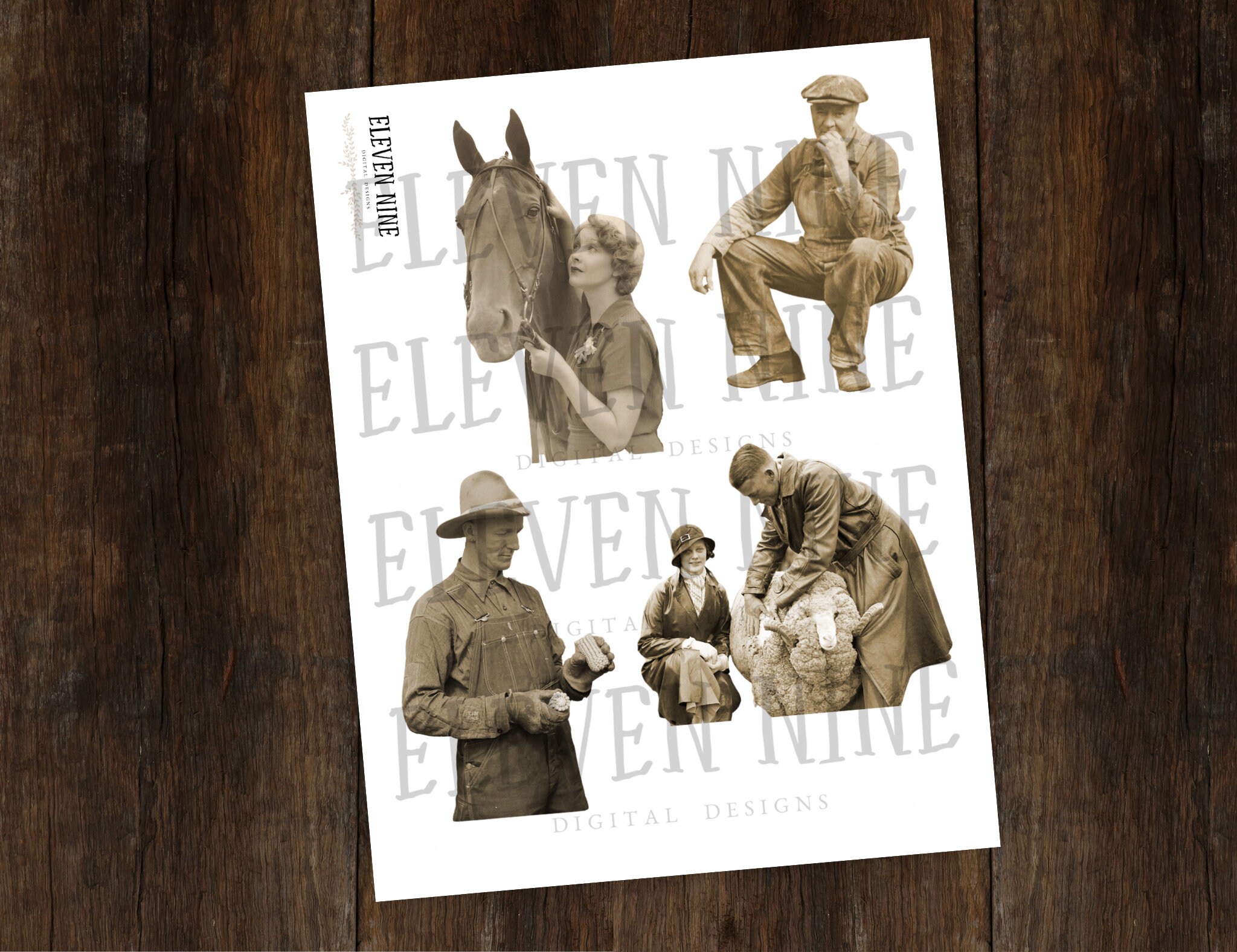 Vintage Digital Ephemera Fussy Cut Ephemera Farm Junk | Etsy