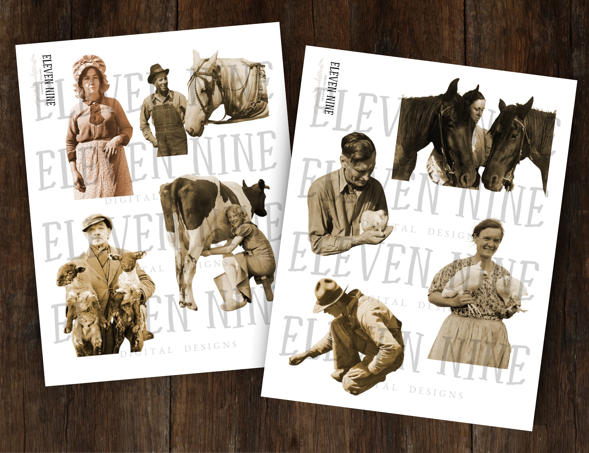 Vintage Digital Ephemera Fussy Cut Ephemera Farm Junk | Etsy