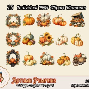 Pumpkin Clipart Commercial Use, Halloween Pumpkin PNG, Autumn Clipart ...