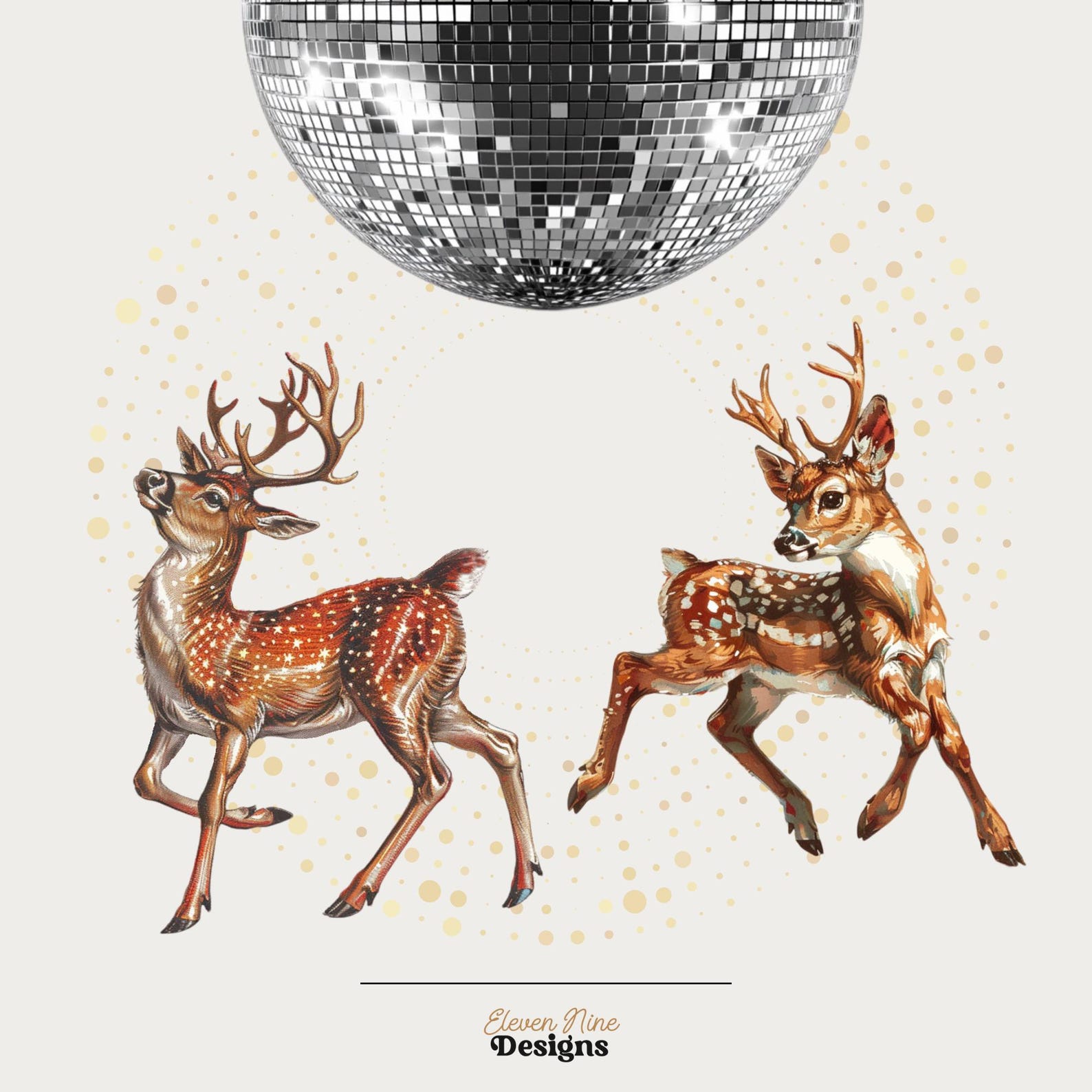 Disco Santa PNG, Dancing Santa Design, Cute Retro Santa Claus Clipart ...