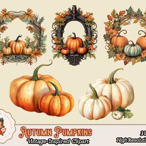 Pumpkin Clipart Commercial Use, Halloween Pumpkin PNG, Autumn Clipart ...