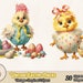 Easter Chick Clipart, Easter PNG, Spring Easter Basket PNG, Cute Baby ...