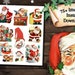 Christmas Digital Collage Sheets, Printable Vintage Christmas Santa ...