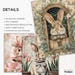 Neutral Spring Bunny Digital Paper Pack – 30 8.5x11” Jpgs, Vintage ...