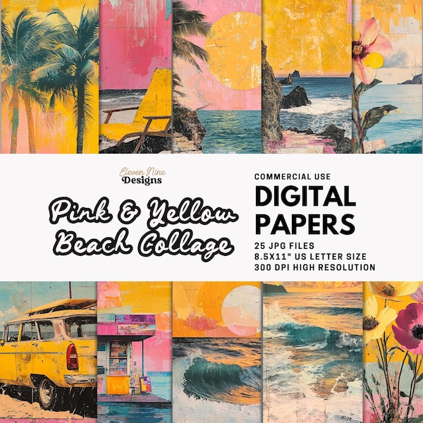 Beach Collage - Etsy Australia