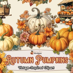 Pumpkin Clipart Commercial Use, Halloween Pumpkin PNG, Autumn Clipart ...