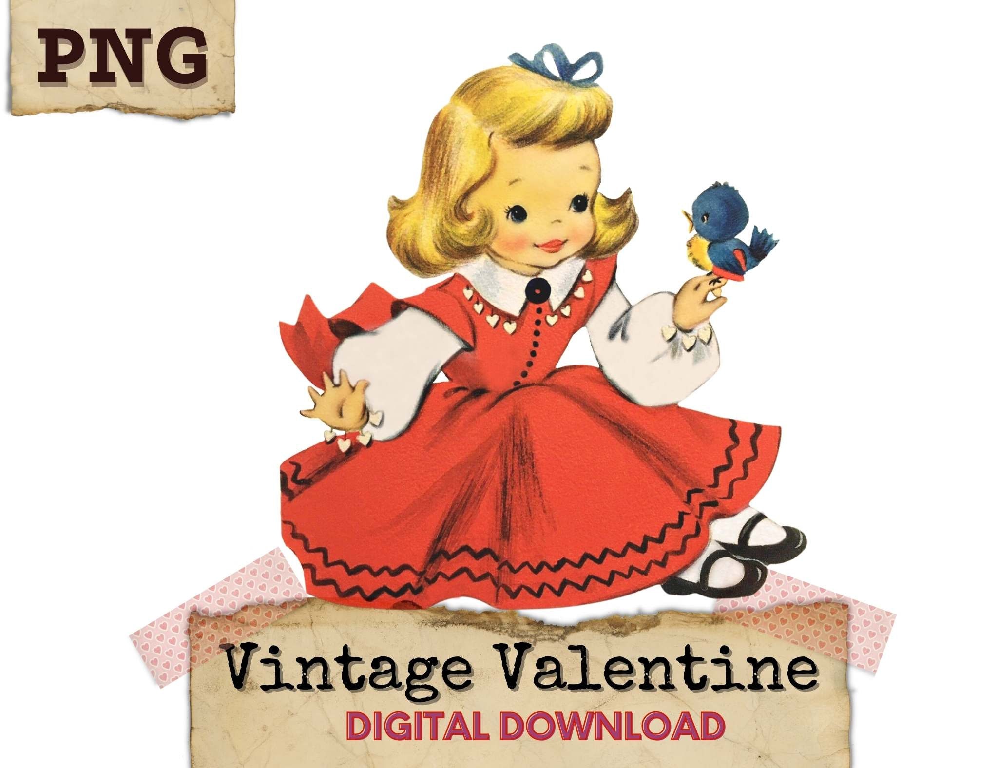 Vintage Valentines Clipart