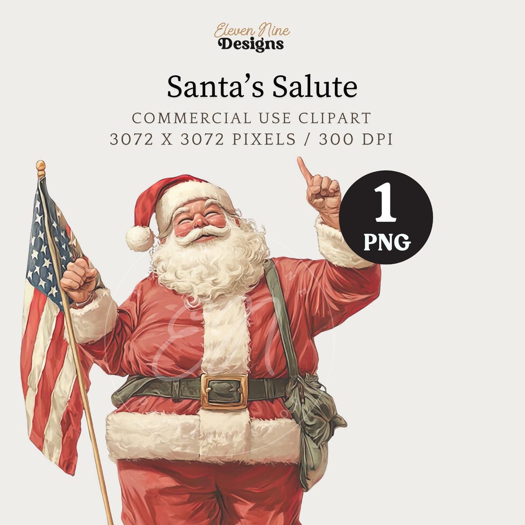 USA Santa PNG, American Flag Christmas Santa Clipart, Patriotic ...