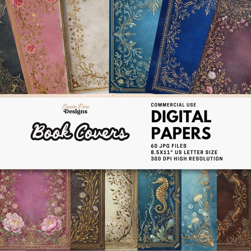 Vintage Book Covers - Etsy