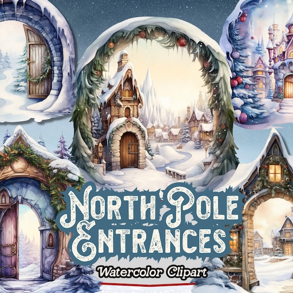 North Pole Clipart - Etsy
