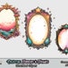 Celestial Clipart, Fantasy Frames PNG, Galaxy Digital Clipart, Sun and ...