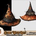 Witch Hat Clipart, Halloween Witch PNG, Commercial Use for Scrapbooking ...