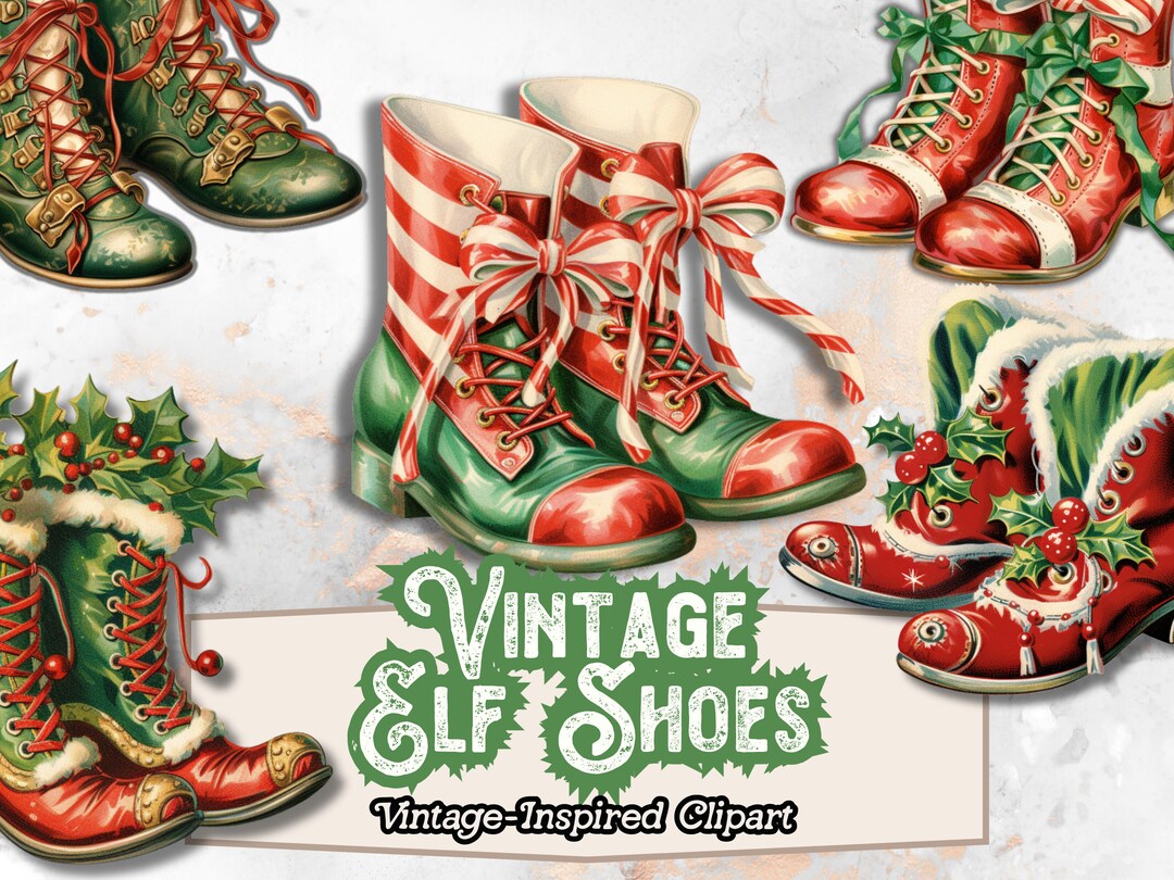 Christmas Elf Shoes Clipart, Elf Boots PNG, Christmas Elf Clipart ...